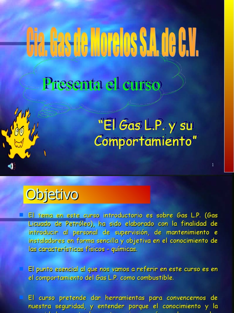 Curso sobre Gas L.P. y su Comportamiento | PDF | Combustibles | Fase ...