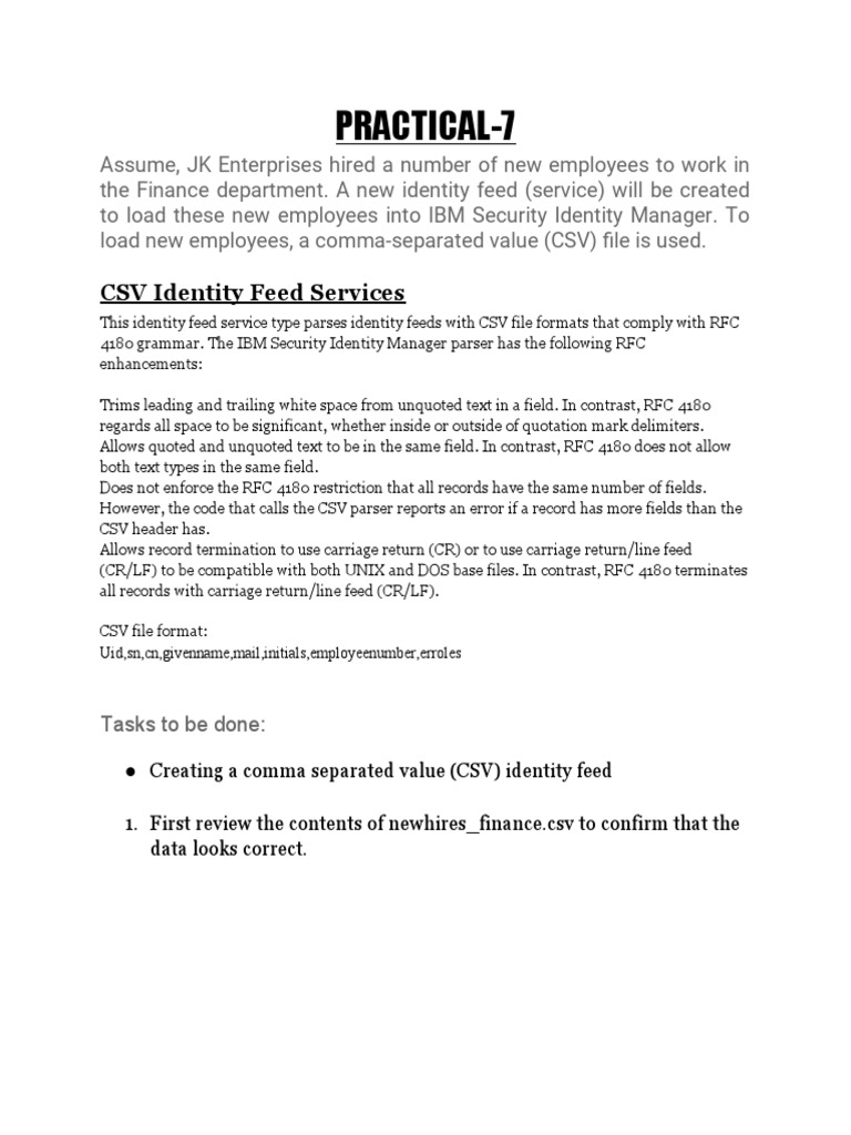 Dhwani Patel Practical 7 Pdf Comma Separated Values Data 