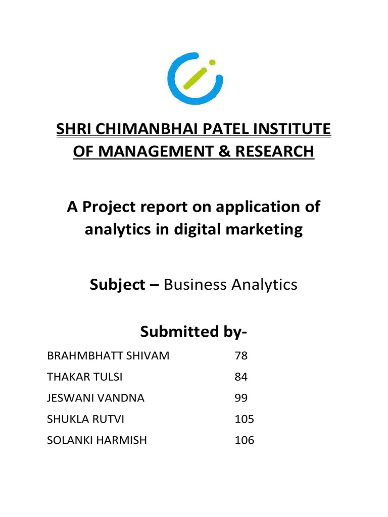 Ba Report | PDF | Digital Marketing | Analytics
