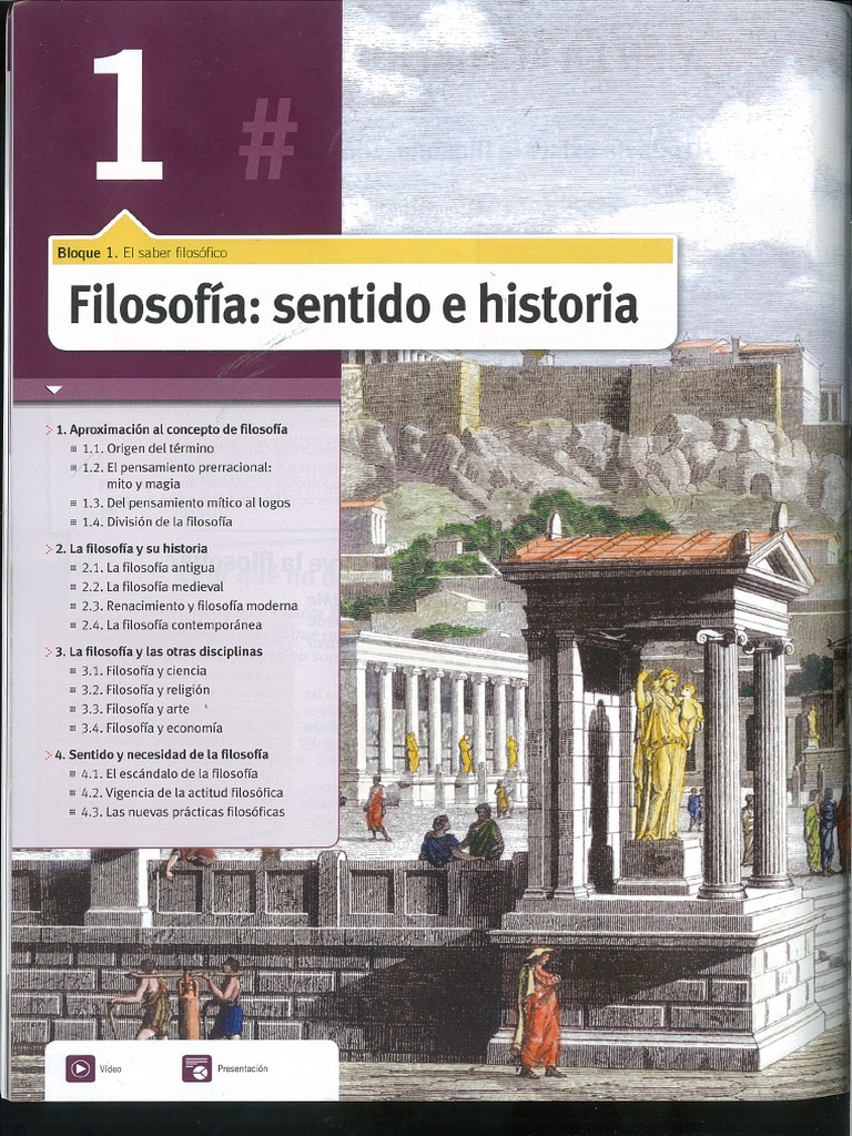 Filosofía 1º Bach. | PDF