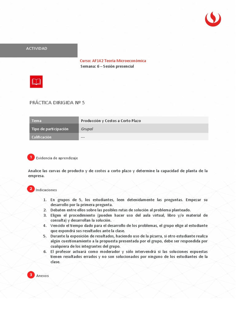 Ficha Actividad PD5 | PDF | Mercado (economía) | Precios