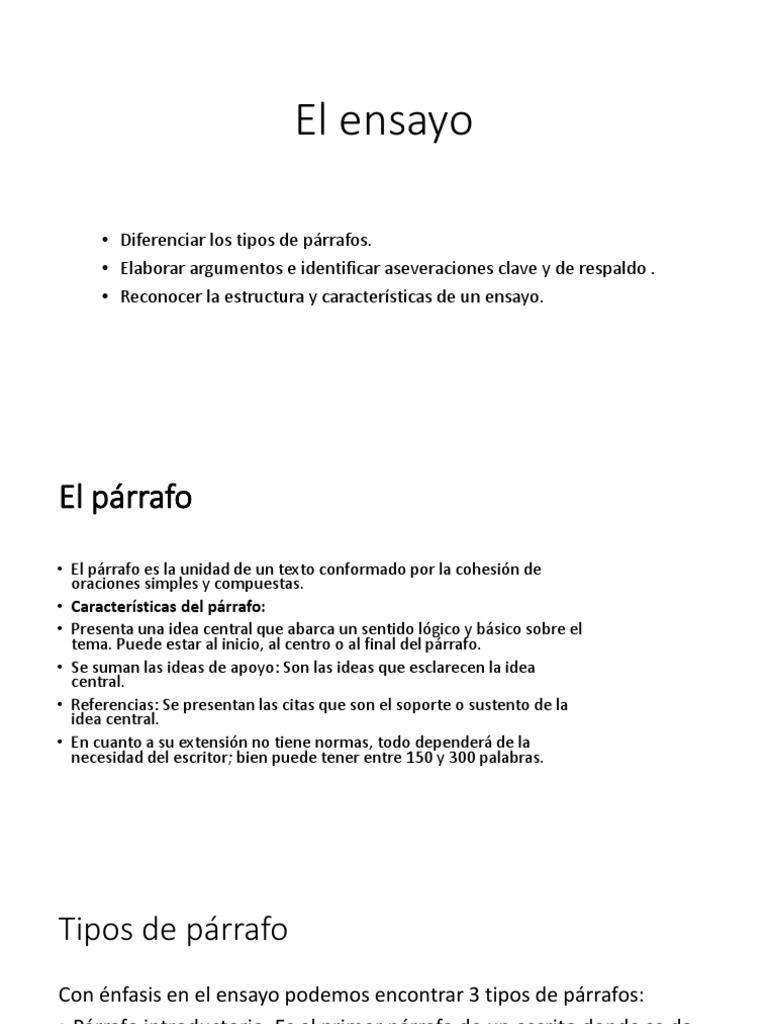 2.3 La Escritura en Entornos Académicos 2-2 | PDF | Ensayos | Argumento