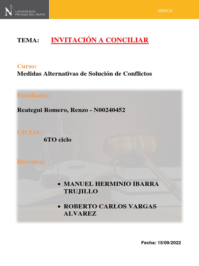 Invitacion A Conciliar 2 | PDF