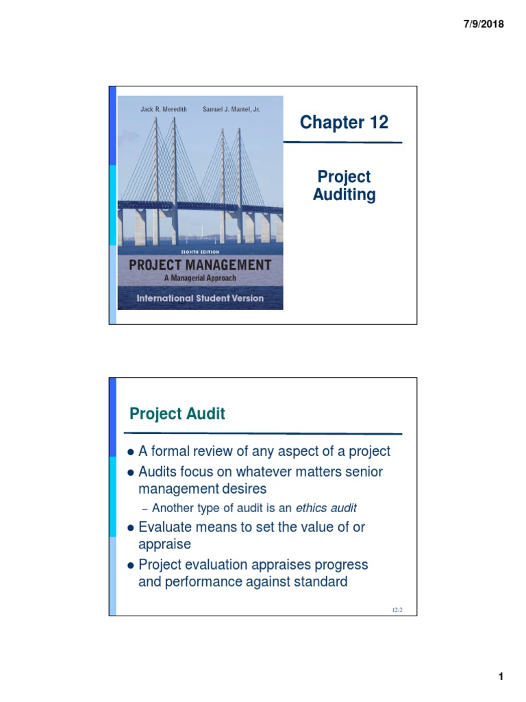 Ch12-Project Auditing | PDF | Audit | Evaluation