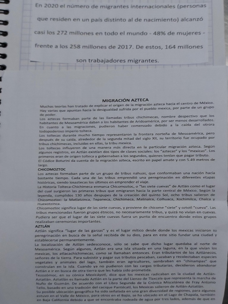 Migracion Azteca | PDF