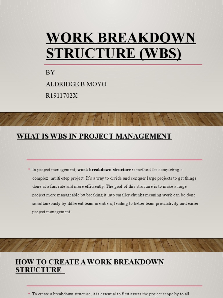 Work Breakdown Structure (WBS) | PDF | Business | Art