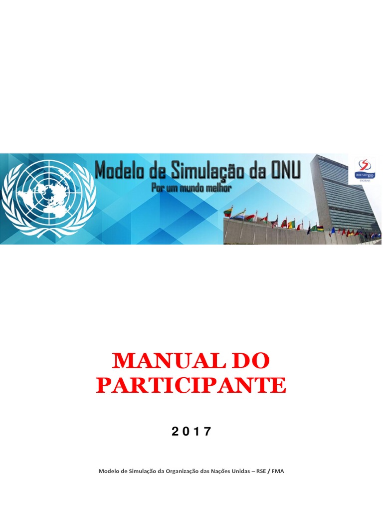 Manual Onu | PDF | Nações Unidas | Relações Internacionais