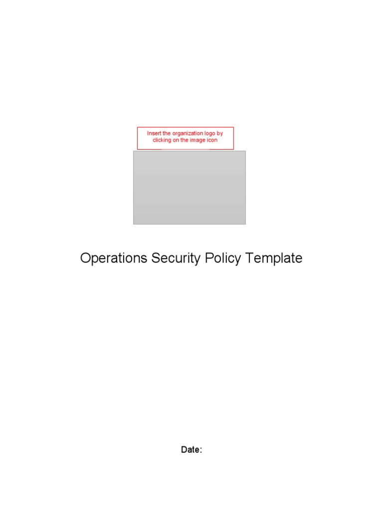 Operations Security Policy Overview | PDF | Information Security ...