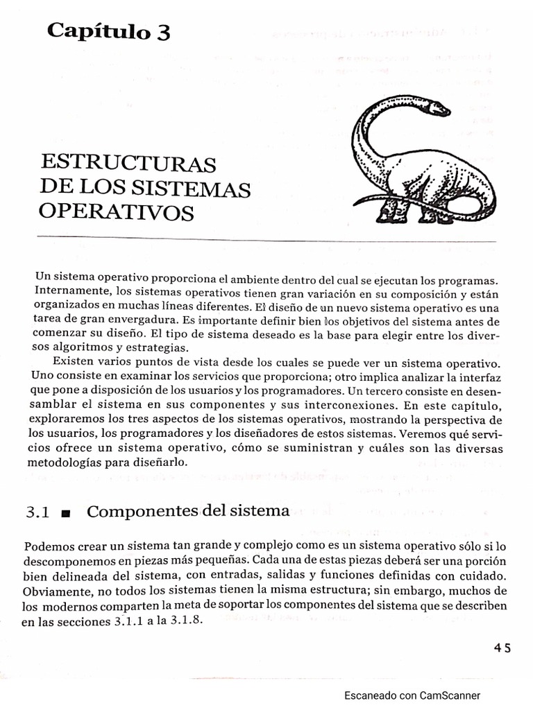 Estructura de Los Sistemas Operativos | PDF