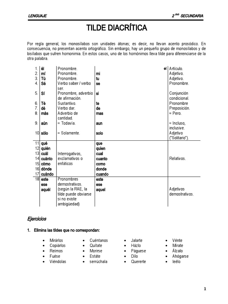Lenguaje 2 | PDF | Predicado (Gramática) | Adverbio