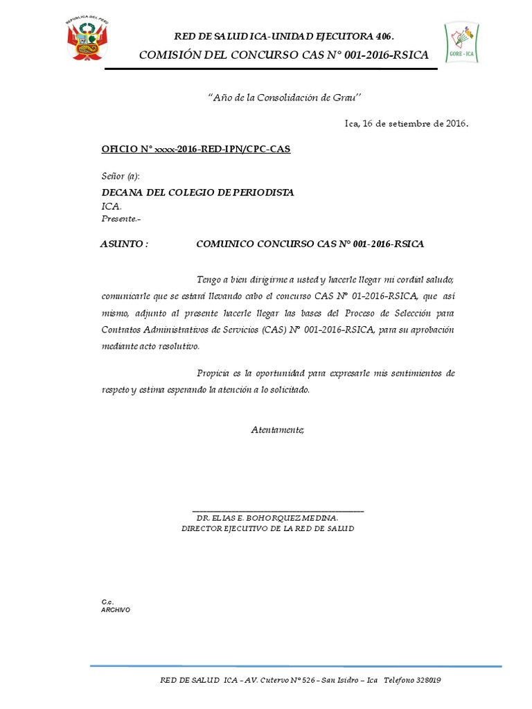 Modelos de Oficios | PDF