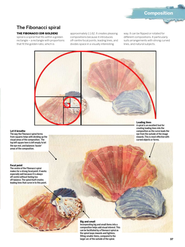 The Golden Ratio in Composition: Using the Fibonacci Spiral to Create Pleasing Visual ...