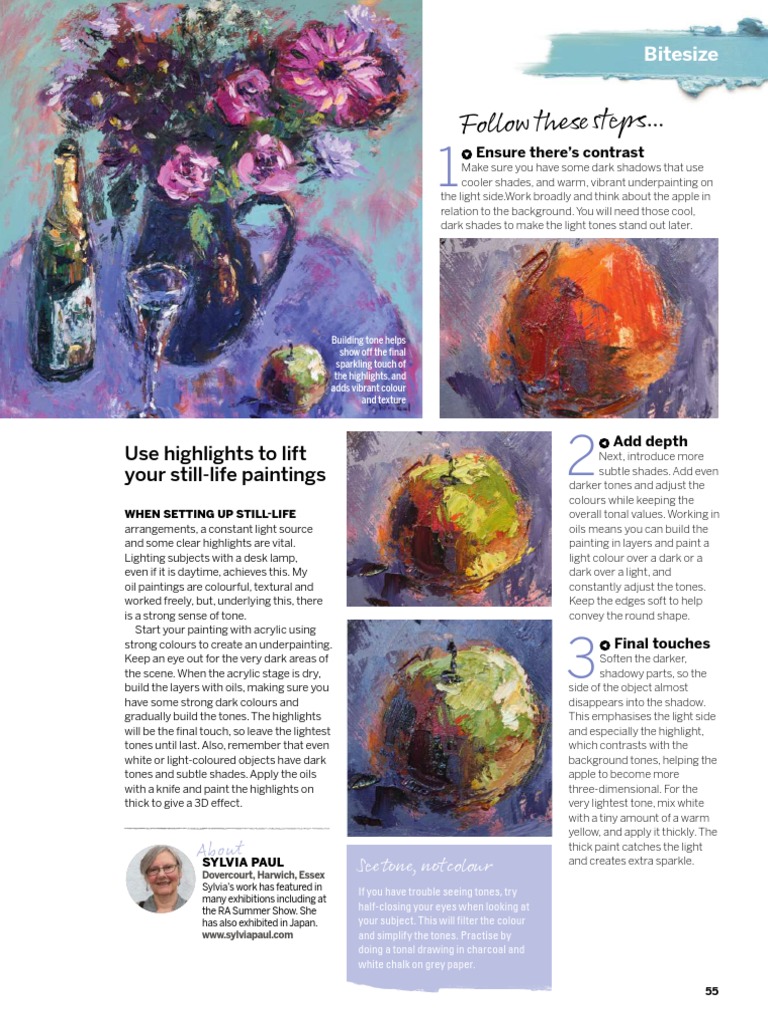 Building Tone and Texture in Still Life Painting: Techniques for ...