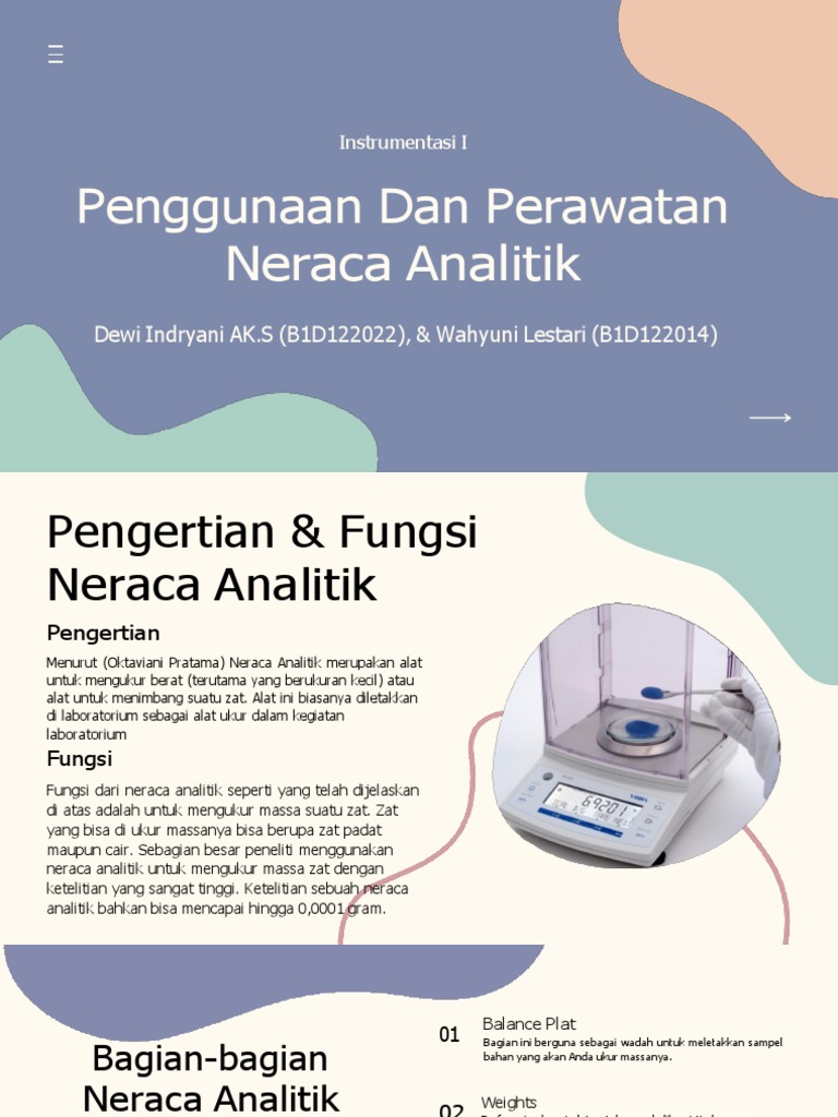 Neraca Analitik | PDF
