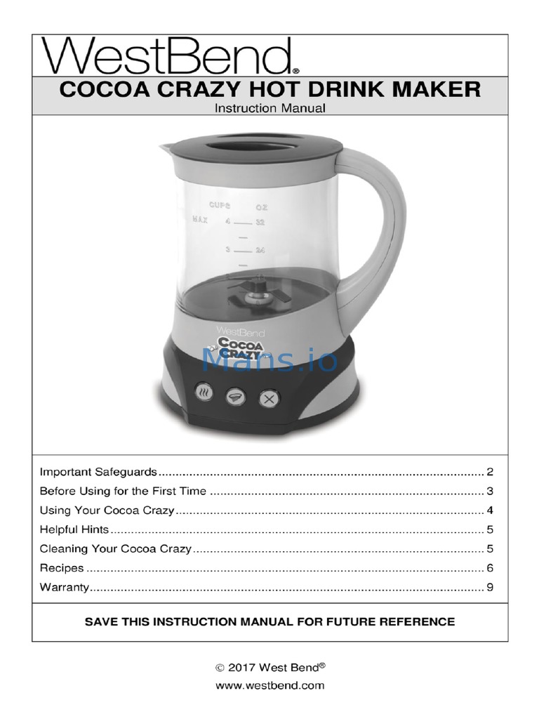 Cocoa Crazy Manual | PDF