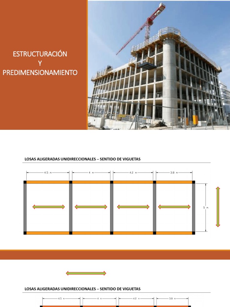 Estructuración y Predimensionamiento - Losas, Vigas Columnas ACI | PDF | Sistema Internacional ...