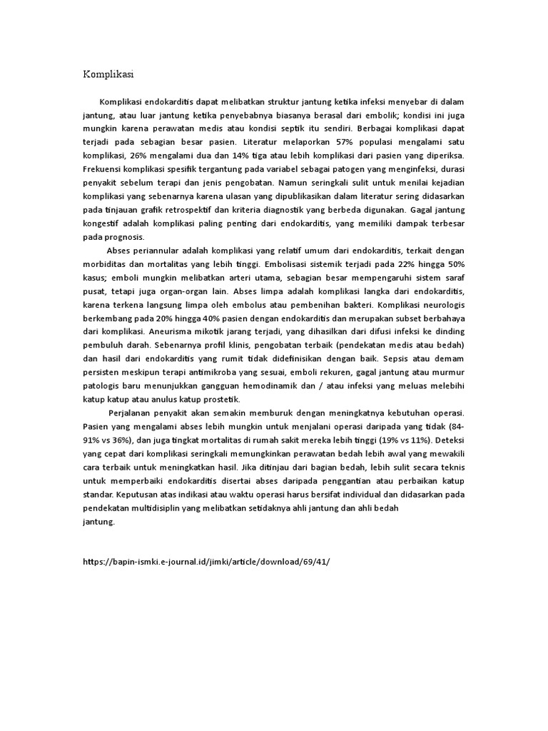 Komplikasi | PDF