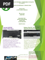 Partes de Una Laptop | PDF | Unidad Central de procesamiento | Red de ...