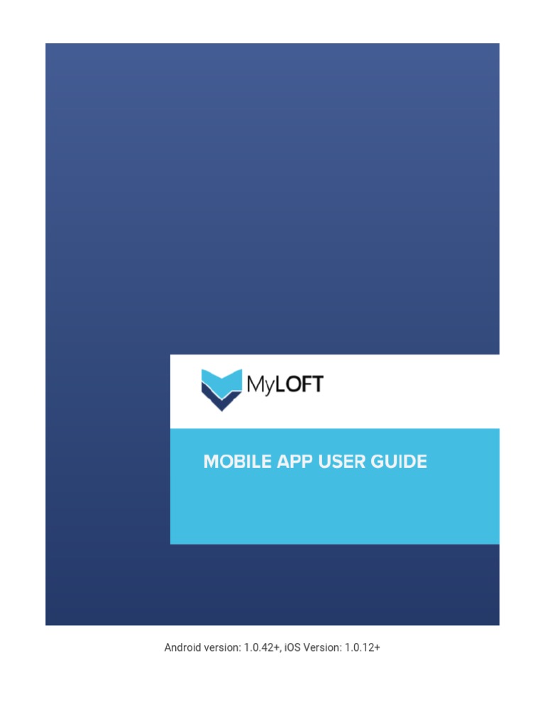MyLOFT User Guide - Eclat | PDF | Ios | Android (Operating System)