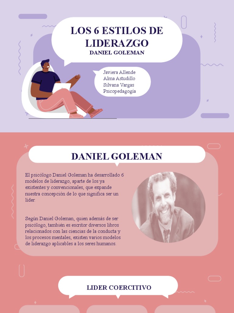 6 Estilos de Liderazgo Según Daniel Goleman | PDF | Liderazgo | Sicología