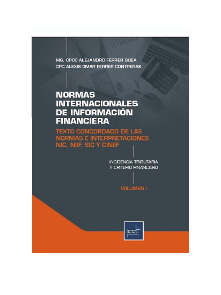 NIIF Volumen I 1-113 | PDF | normas internacionales de INFORMACION FINANCIERA | Contabilidad