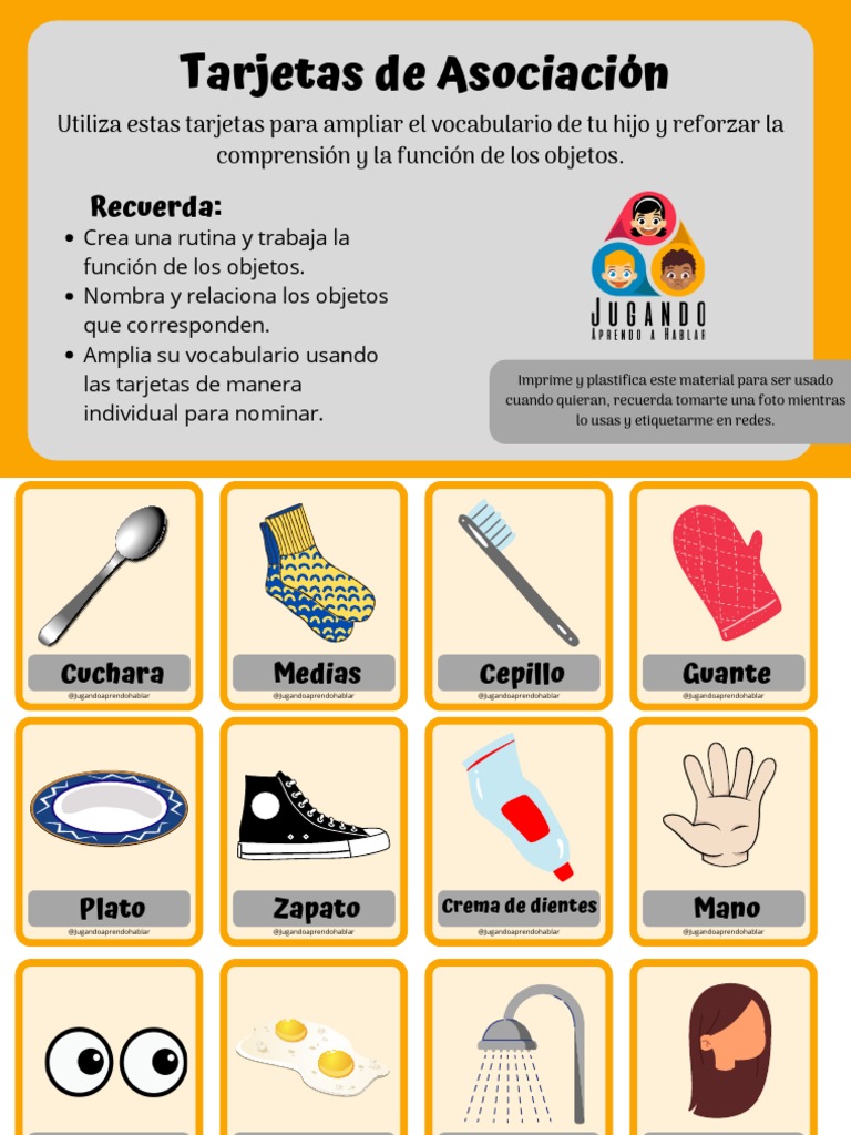 Tarjetas de Asociación | PDF