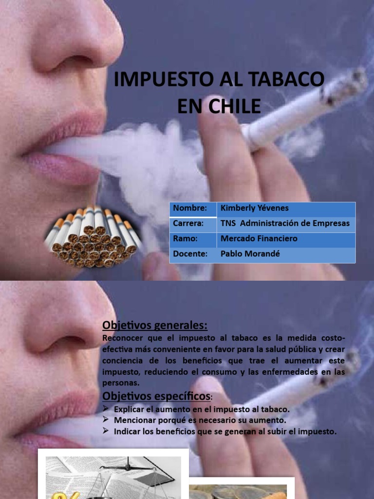 Exposicion Impuesto Al Tabaco en Chile | PDF