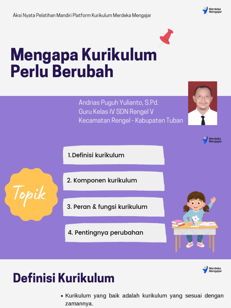 Komponen dan Pentingnya Kurikulum Merdeka | PDF