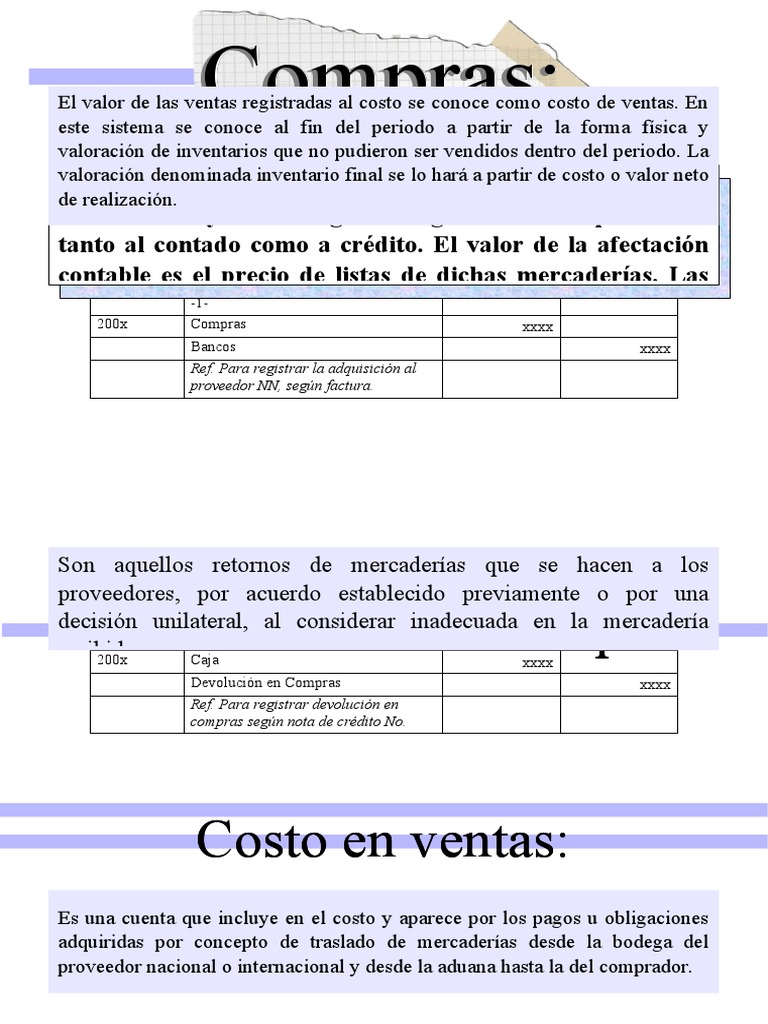 Compras | PDF | Precios | Contabilidad