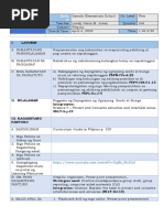 COT - SAnhi at Bunga | PDF