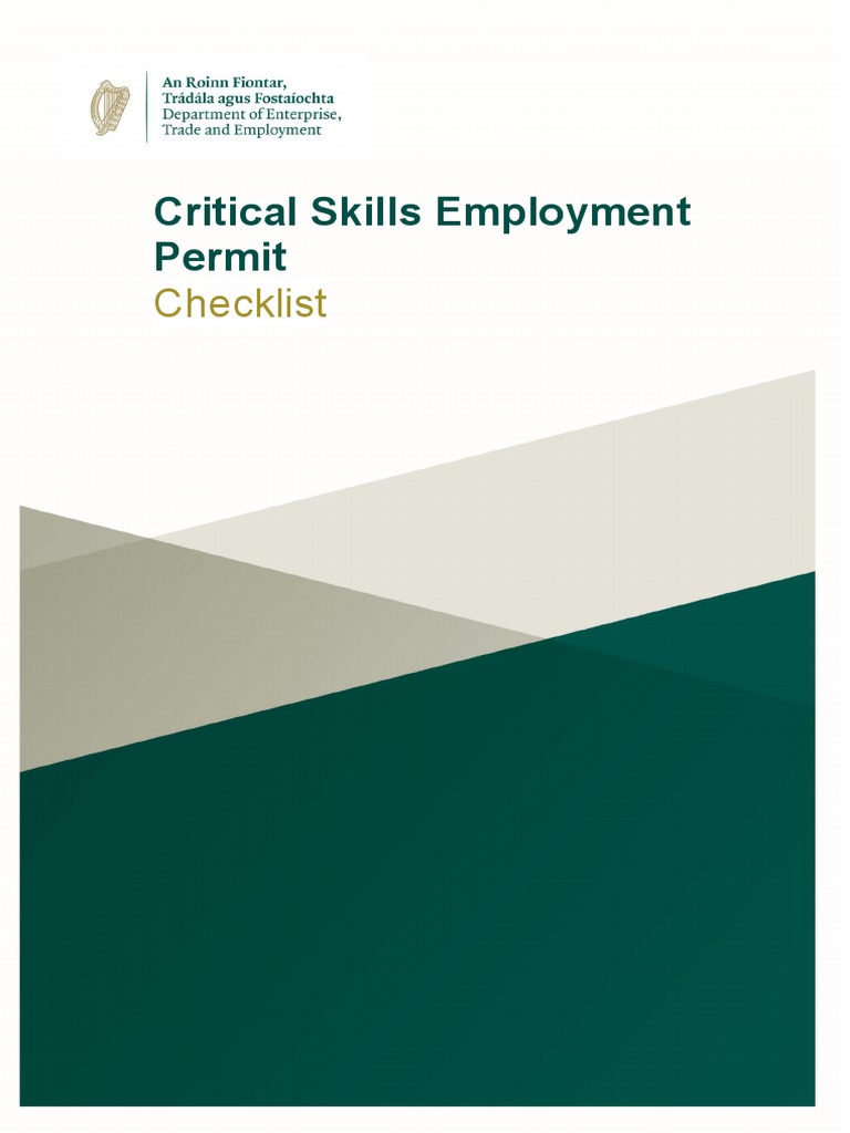 critical-skills-employment-permits-checklist | PDF