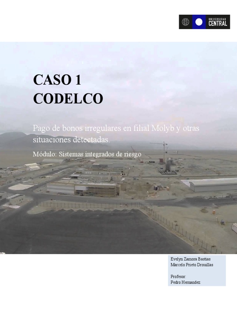Caso 1 - Codelco | PDF