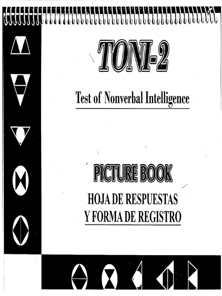 Cuaderno de Estímulos TONI - 2 | PDF