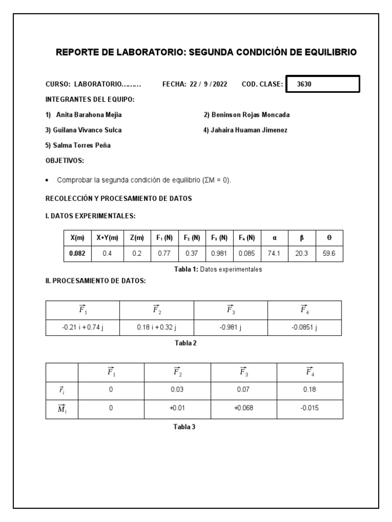 Reporte Lab Fisarq S06 2ce | PDF