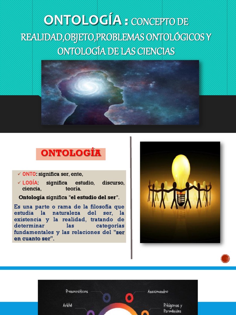 Semana 2 Ontología 2022 | PDF | Ontología | Realidad