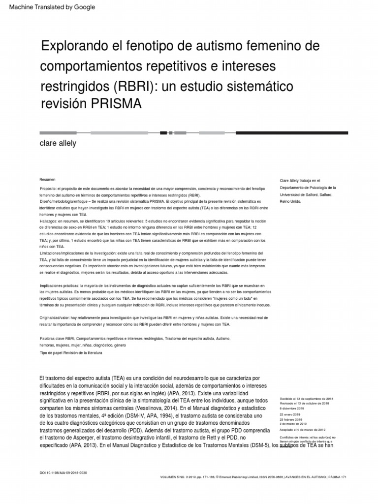 Exploring The Female Phenotype - REVIEW - Allely | PDF | Espectro ...