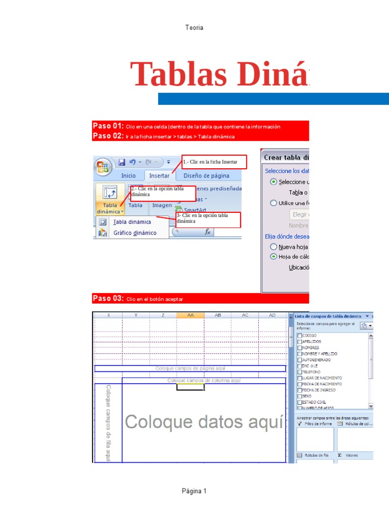 S03.s1 Tablas Dinámicas - Ejercicios | PDF