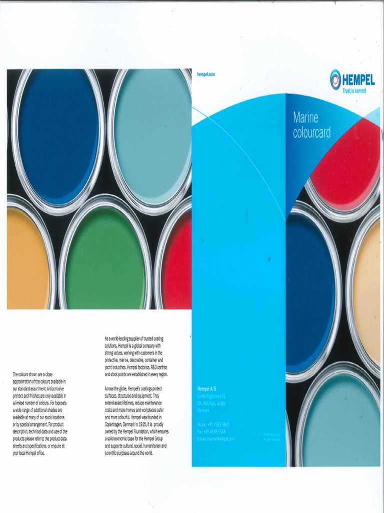 Hempel Marine Colour Card | PDF