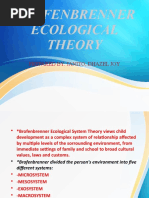 Bronfenbrenners Ecological Systems Theory | PDF | Psychology ...