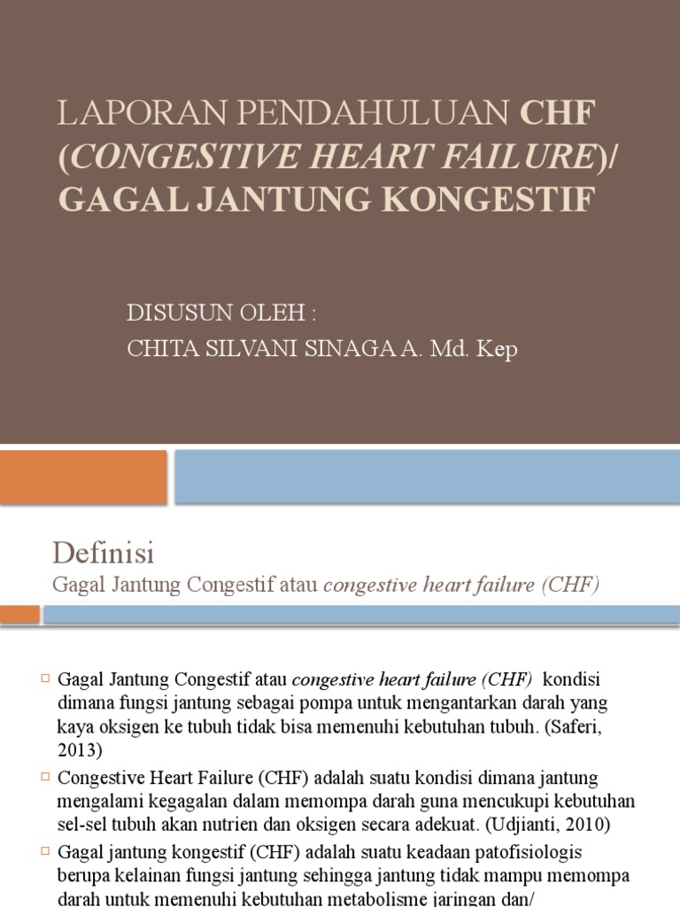 LP Askep CHF (Congestive Heart Failure) Chita | PDF