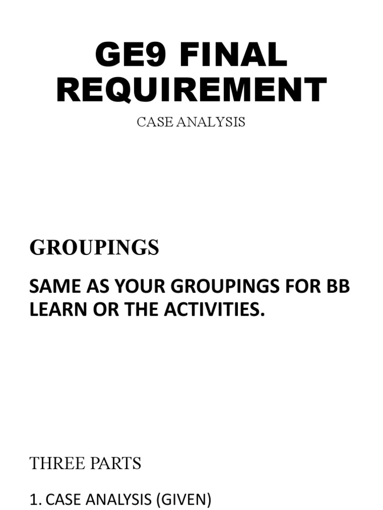 Ge9 Final Requirement | PDF | Test (Assessment) | Applied Ethics