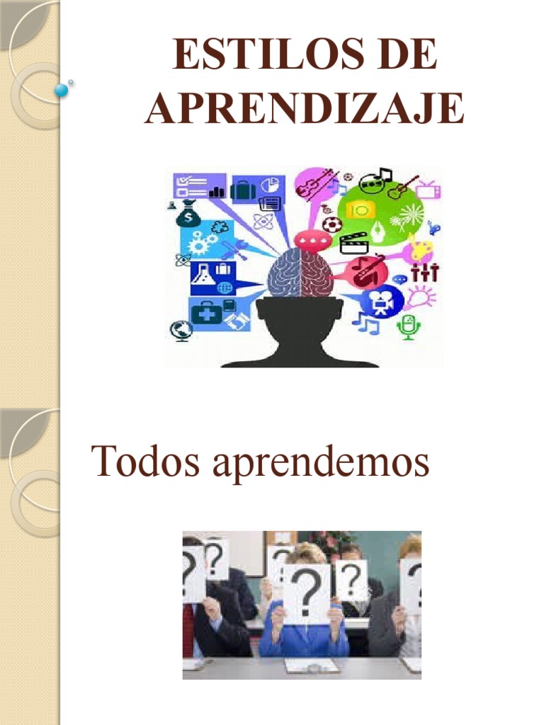 Estilos de Aprendizaje | PDF | Aprendizaje | Hemisferio cerebral