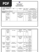 School Learning Recovery & Continuity Plan | PDF | Teachers | Learning