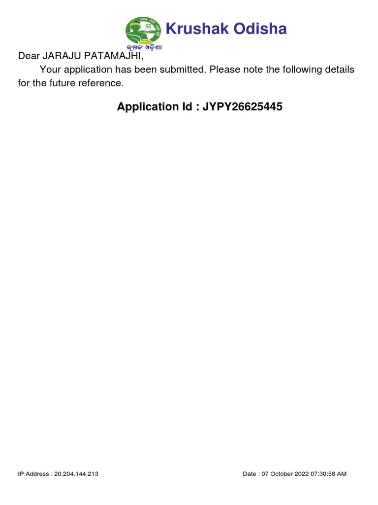 Krushak Odisha | PDF