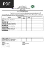 Brigada Individual Accomplishment Report | PDF