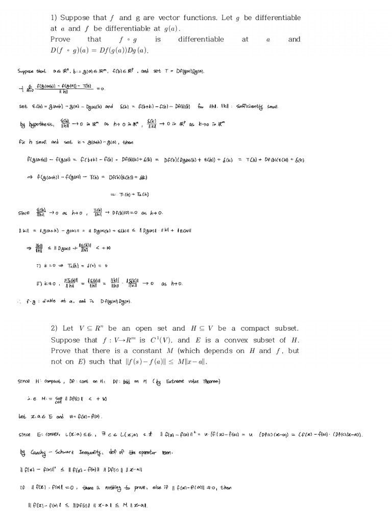 HW05_해석학2 | PDF | Mathematical Concepts | Mathematical Objects