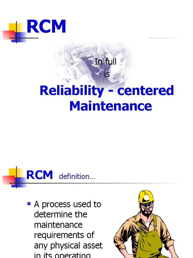 K. RCM | PDF | Systems Engineering | Systems Science