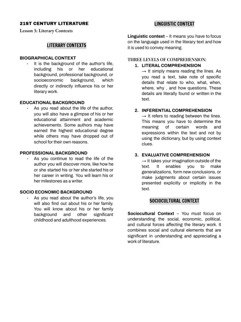 21st Century Lesson 3 | PDF