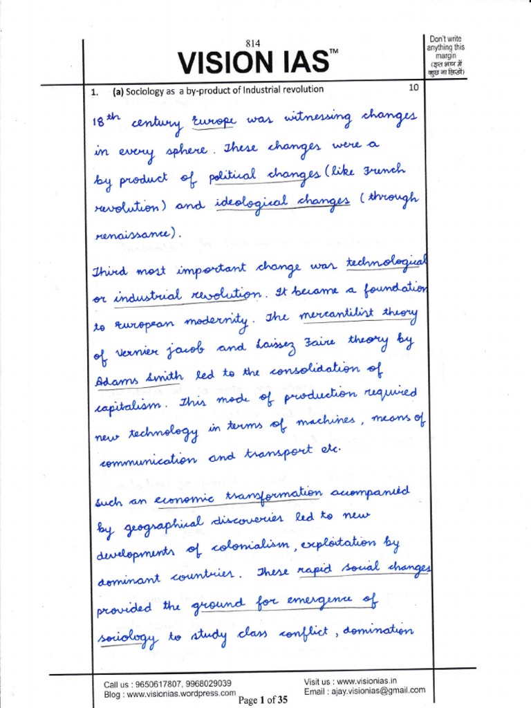 A. Modernity and Social Changes in Europe and Emergence of Sociology ...