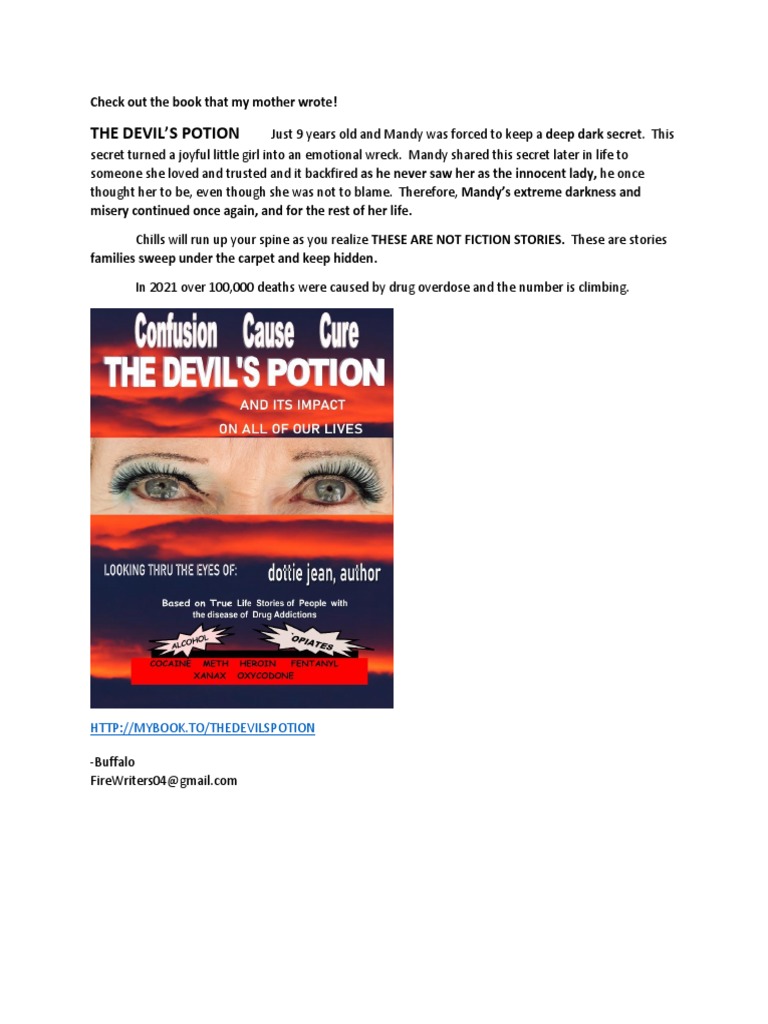 The Devil's Potion | PDF | Mystery, Thriller & Crime Fiction